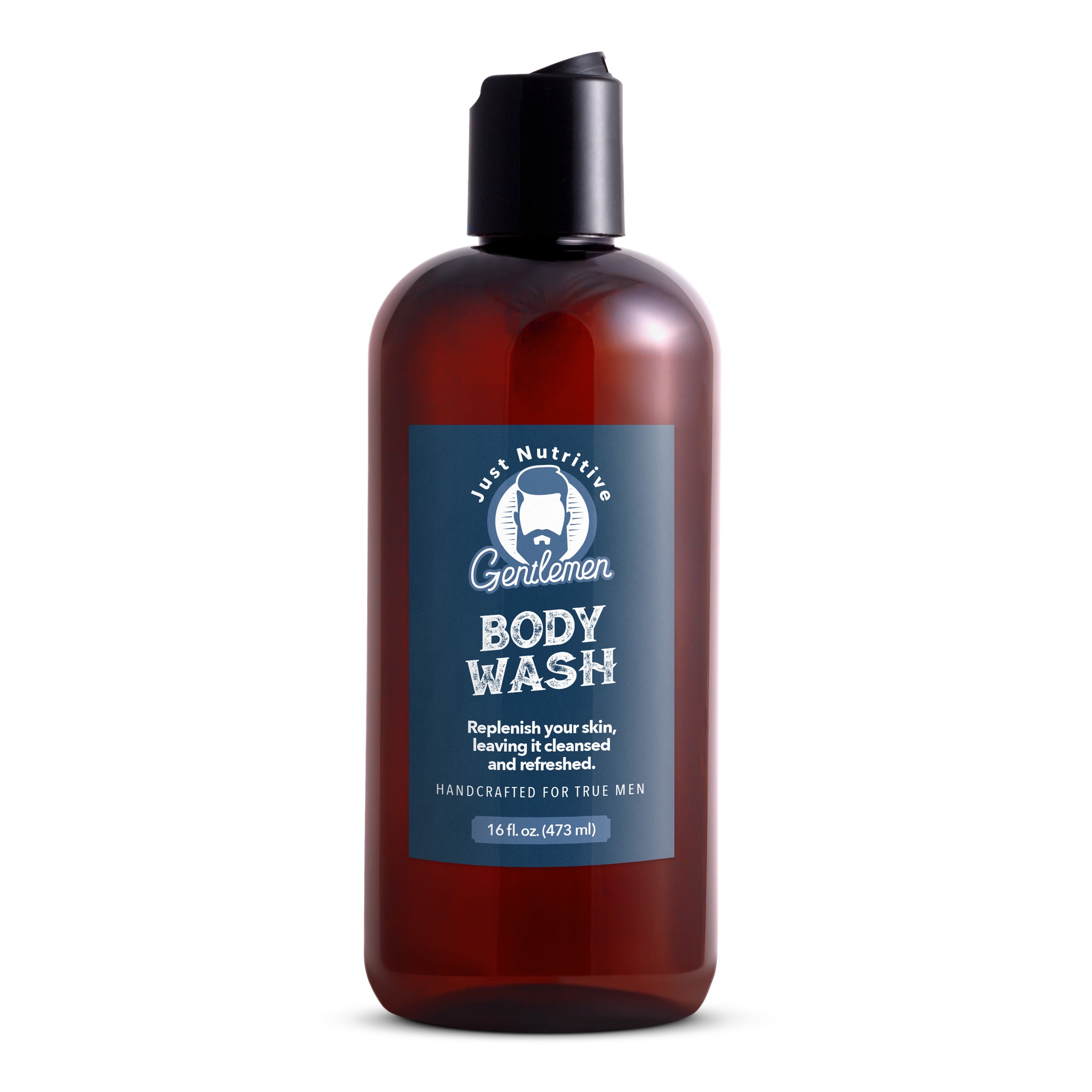 Just Nutritive Men's Body Wash, Cleanse, Nourish & Soften Skin, Paraben ...