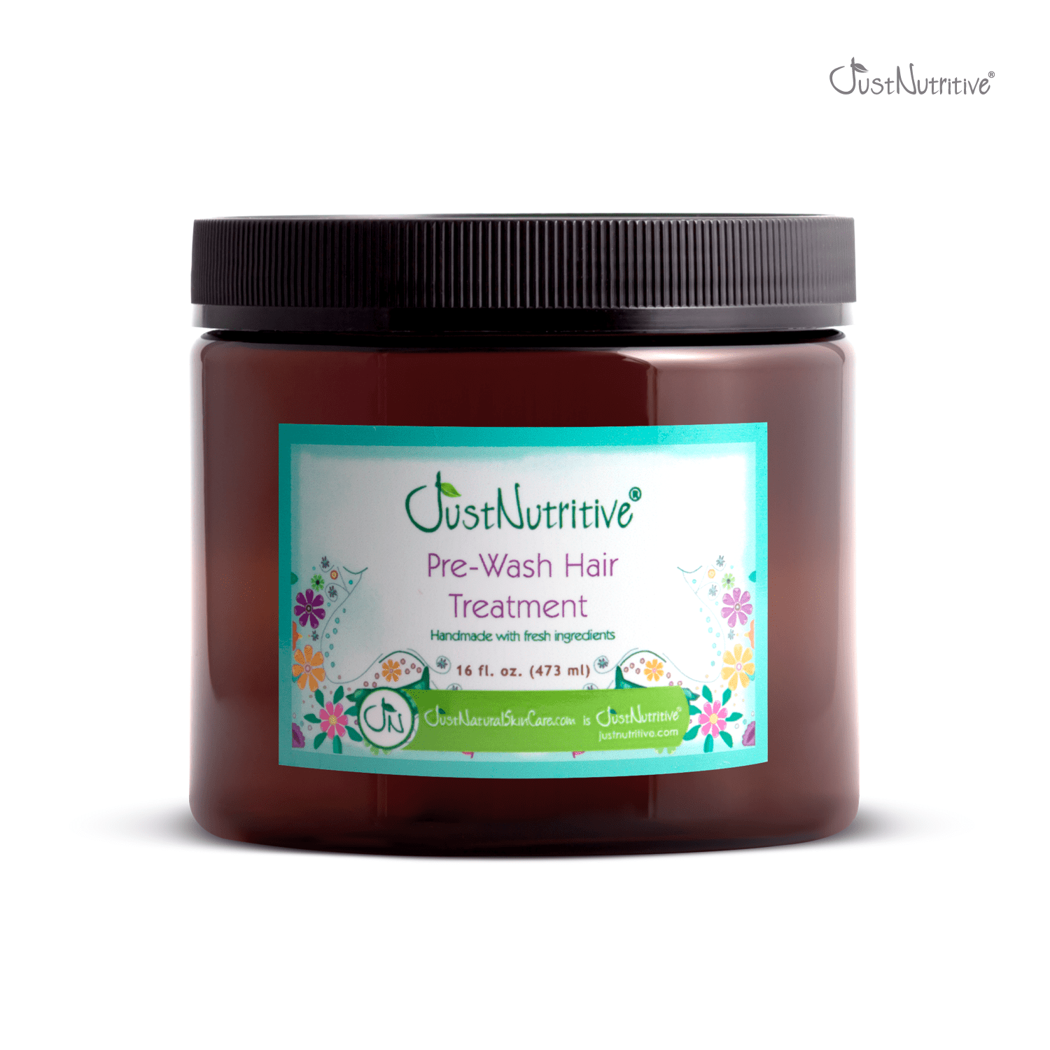 Just Nutritive Pre Wash Hair Treatment, Detangles & Conditions, Reduce ...