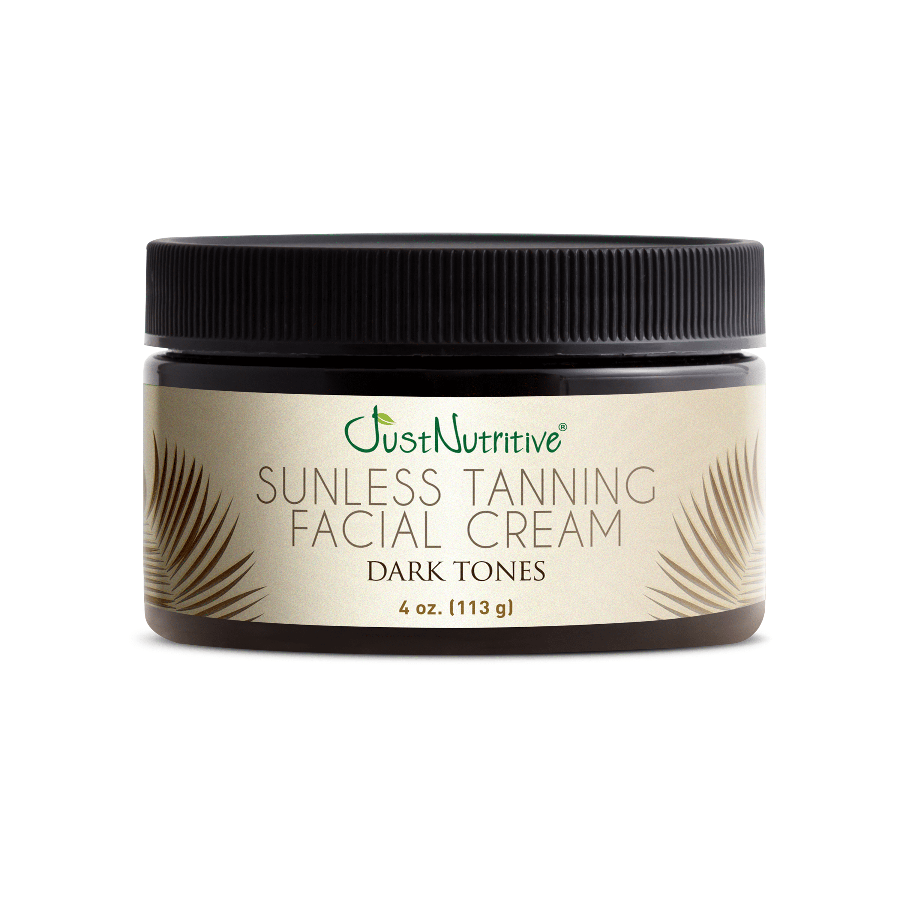 Just Nutritive Sunless Tanning Facial Cream for Dark Tones - Intense ...