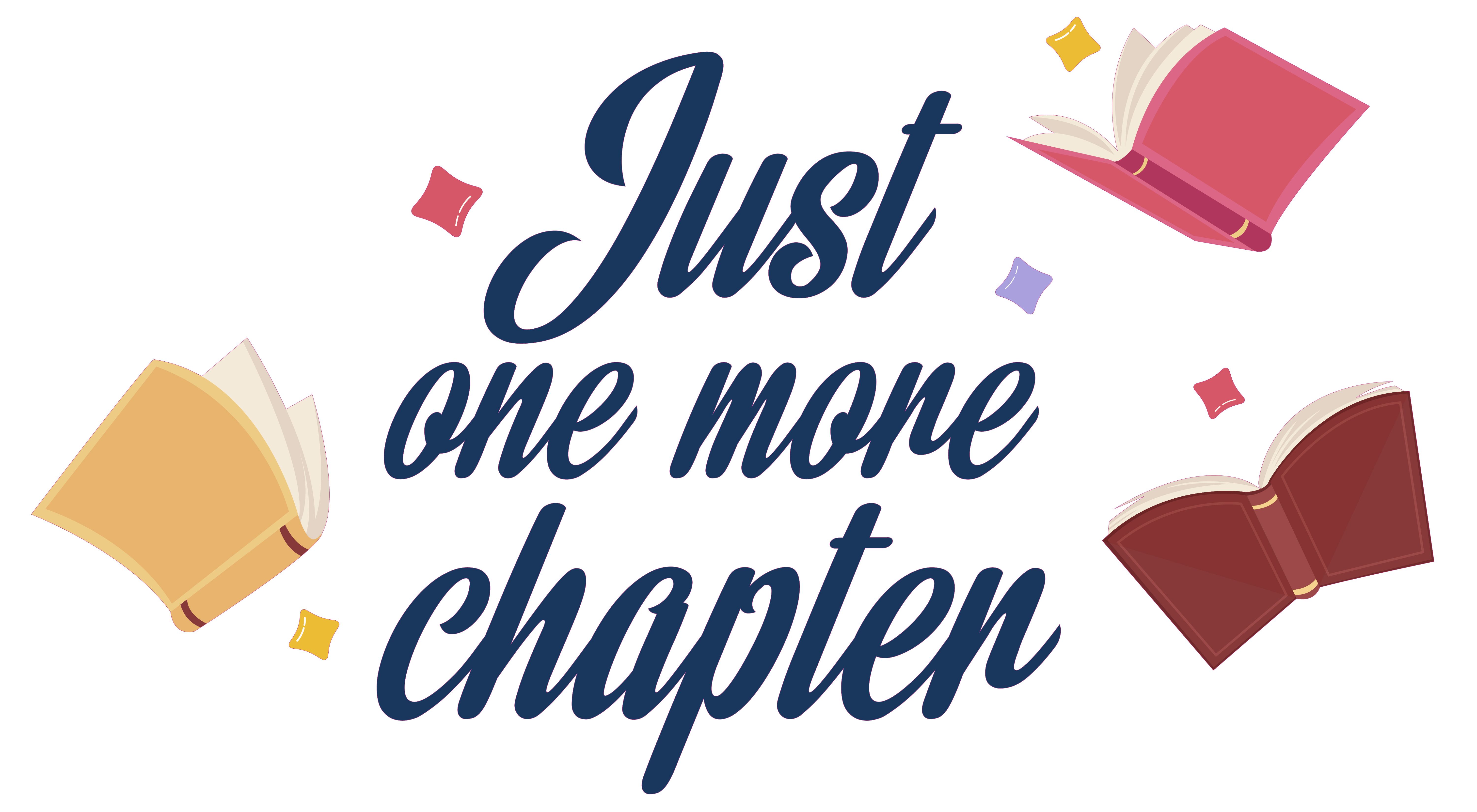 Just One More Chapter - Removable Vinyl 11" x 20" Reading Quotes ...
