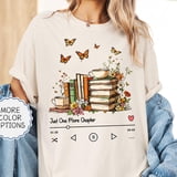 Just One More Chapter Shirt Floral Book Shirt Bookish Shirt For Women ...