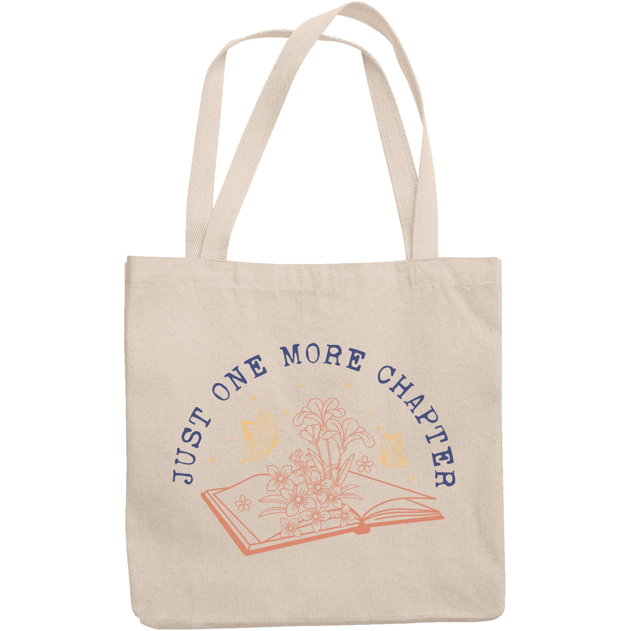 Just One More Chapter with an Open Book, Flowers & Butterflies Art ...