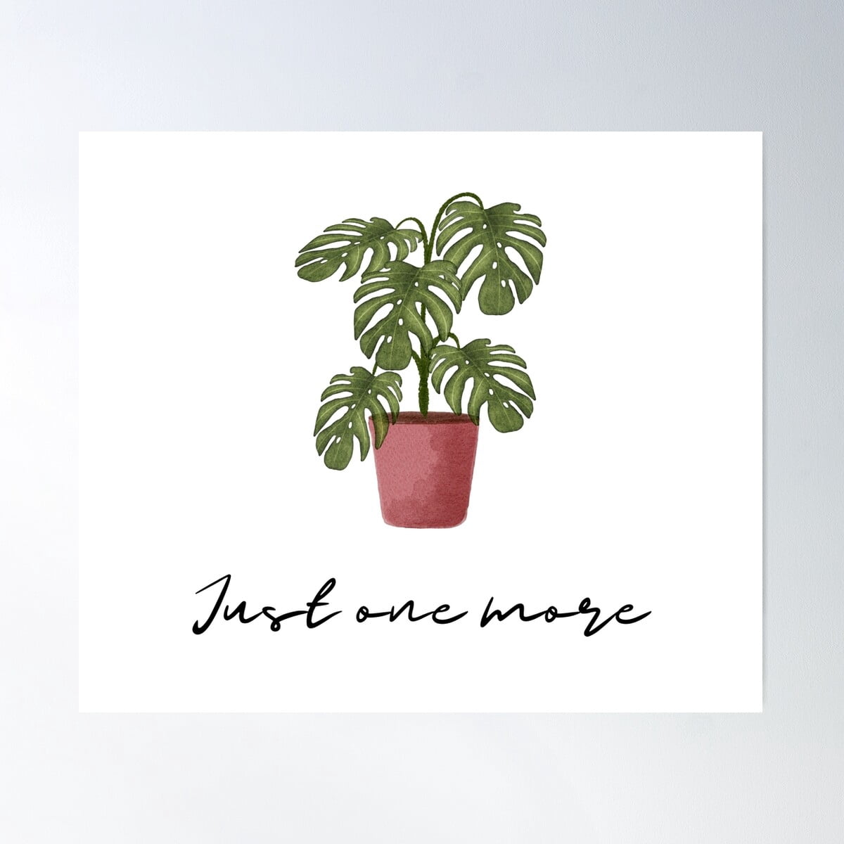 Just One More Poster Wall Art, Modern Wall Decor For Living Room ...