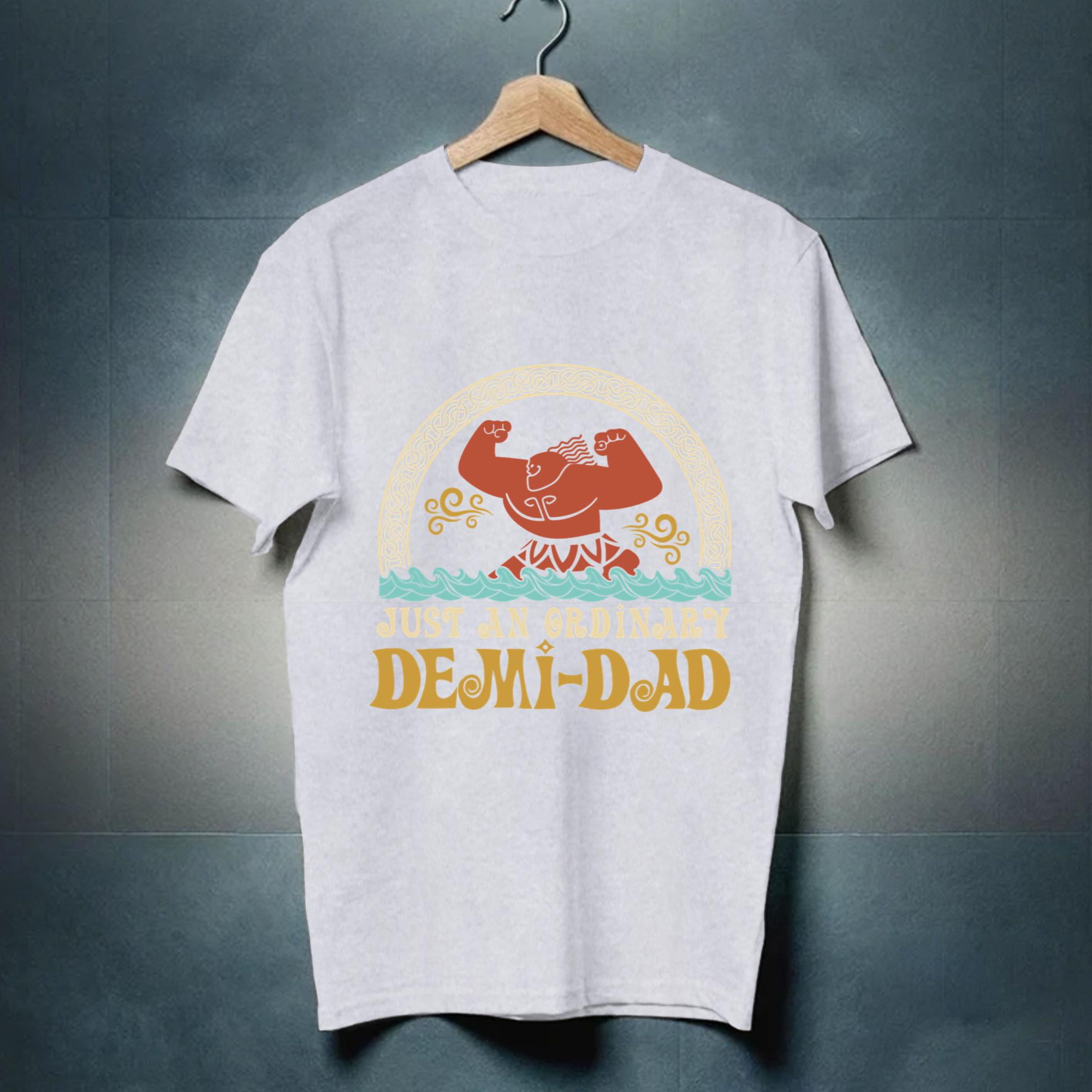 Just An Ordinary Demi Dad T Shirt, Mythical Hero Shirt for Dad, Ocean ...