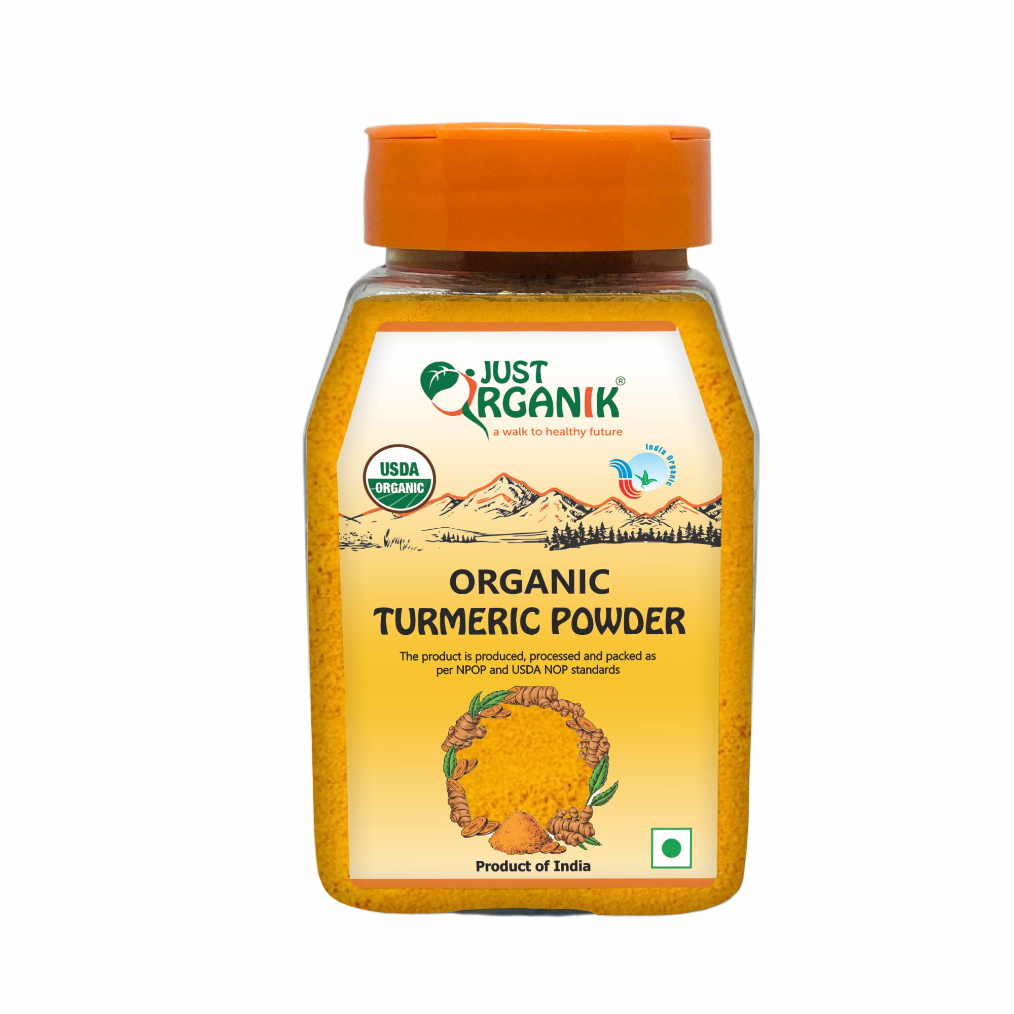 Just Organik Organic Turmeric Powder- 7 Oz - Walmart.com