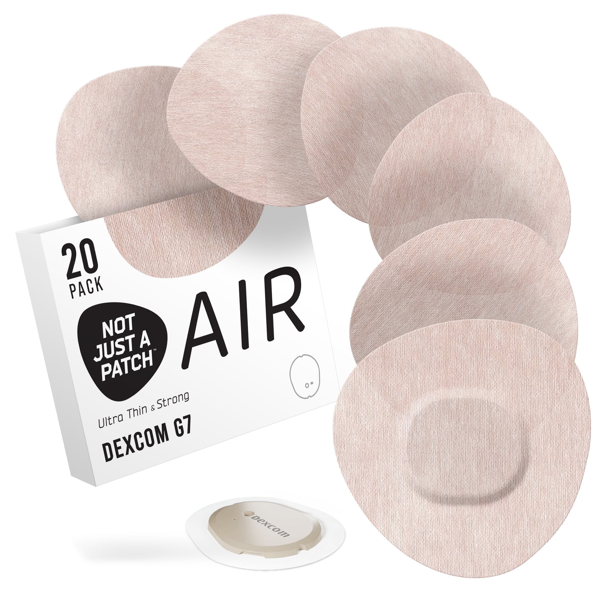 Not Just a Patch Air Dexcom G7 Adhesive Patches (20 Pack) - Stelo CGM ...