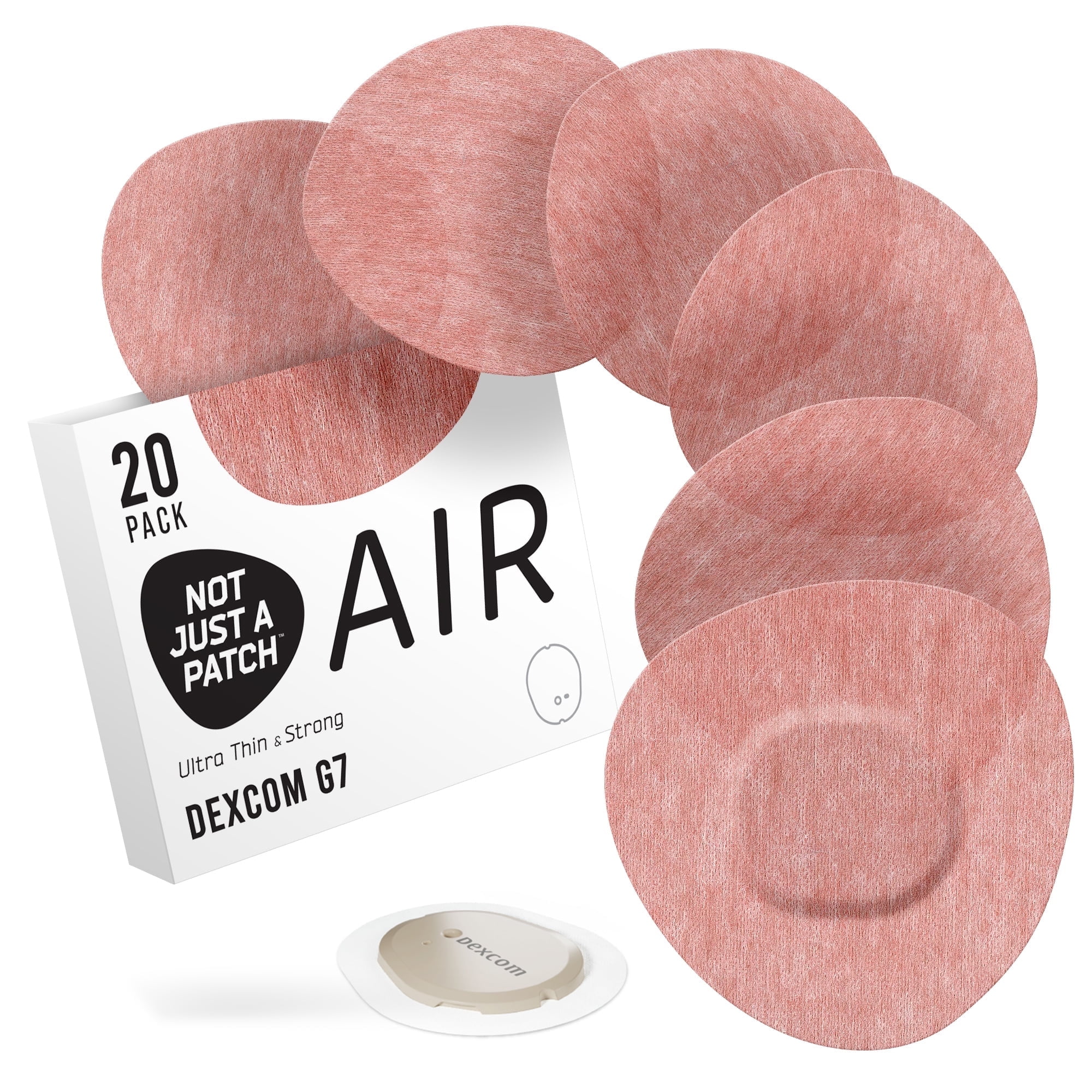 Not Just A Patch Air Dexcom G7 Adhesive Patches (20 Pack) - Stelo CGM ...