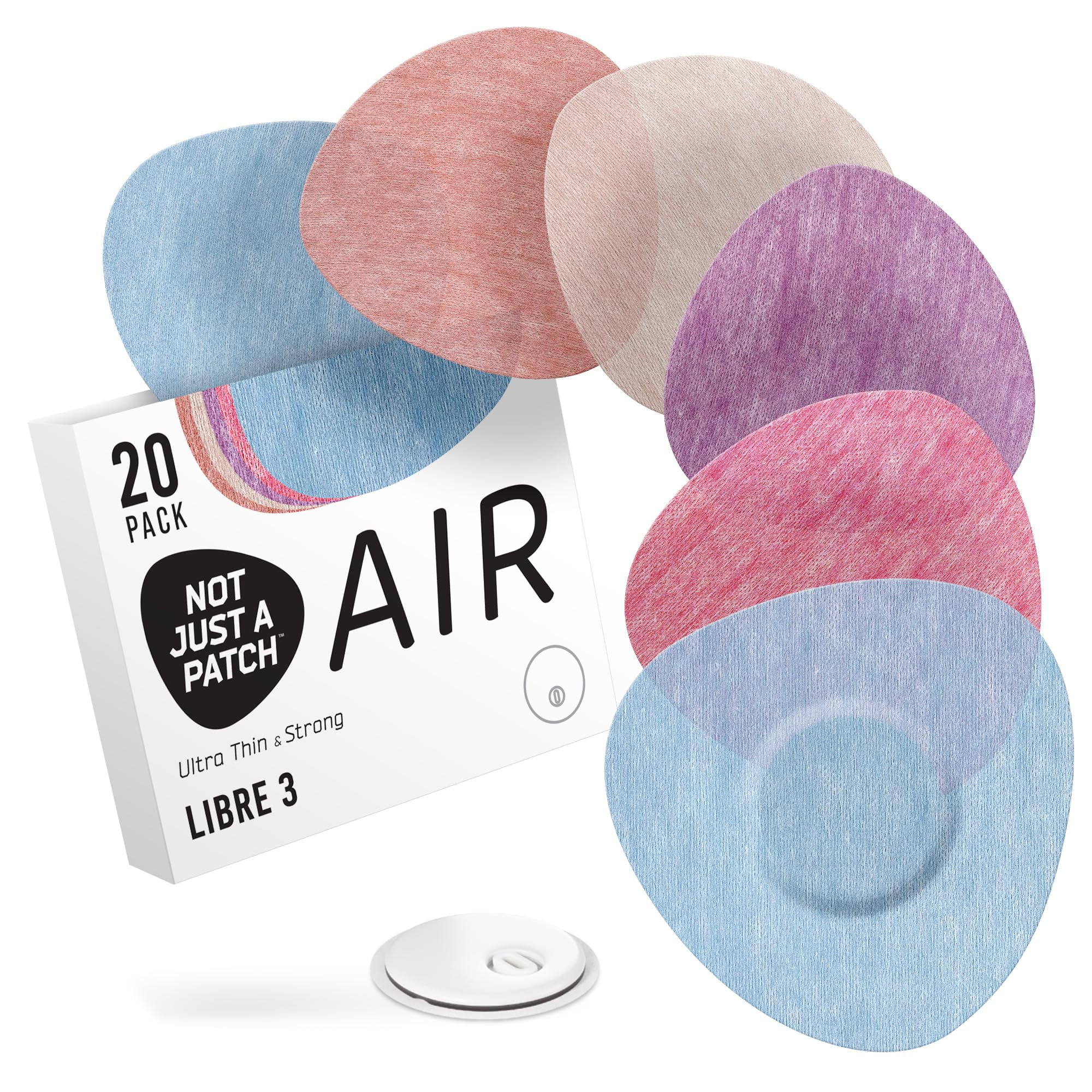 Not Just A Patch Air Libre 3 Sensor Covers (20 Pack) - Thin, Strong and ...