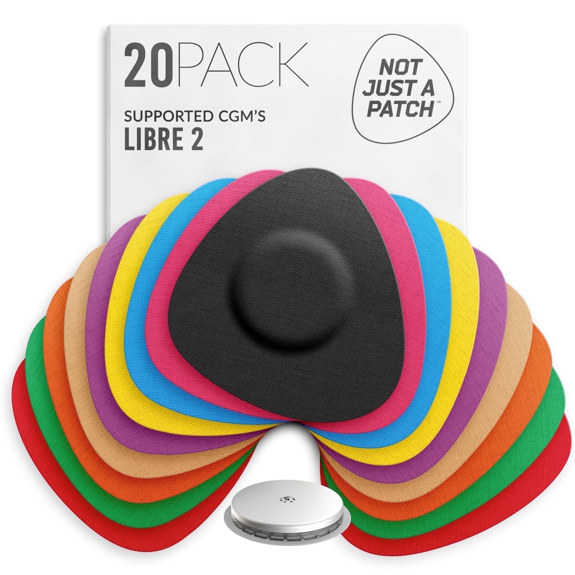 Not Just A Patch Freestyle Libre 2 Sensor Covers (20 Pack) Lingo CGM ...