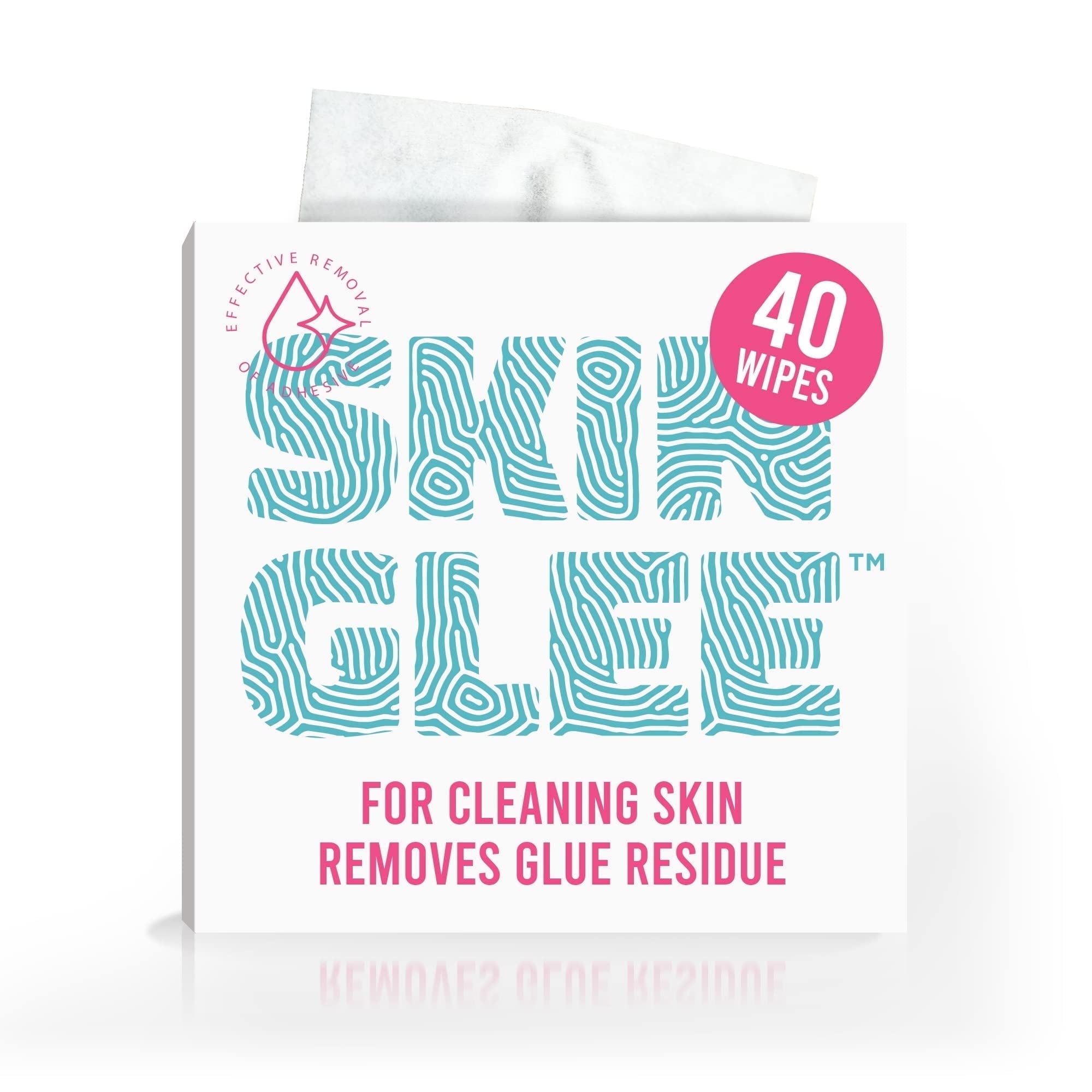 Not Just A Patch Skin Glee Adhesive Remover for Skin (40 Pack ...