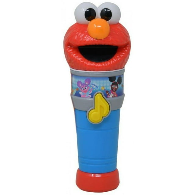 Sesame Street Elmo Sing Along Toy Microphone with Light - Walmart.com