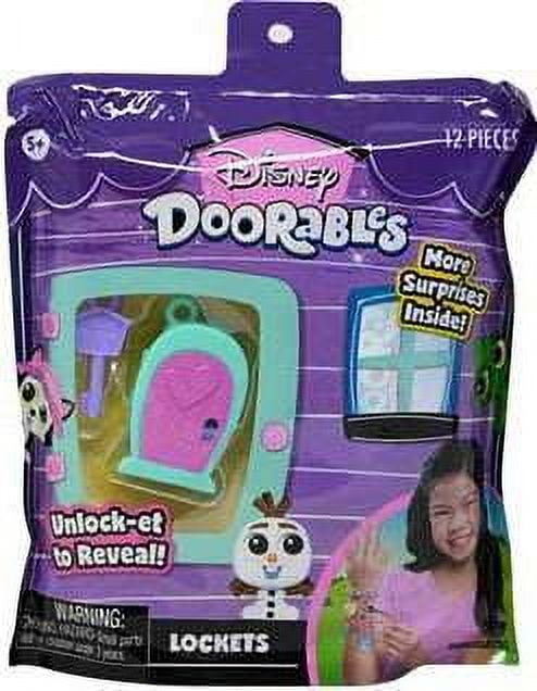 Just Play Disney Doorables Deluxe Lockets, Includes Character Charms ...