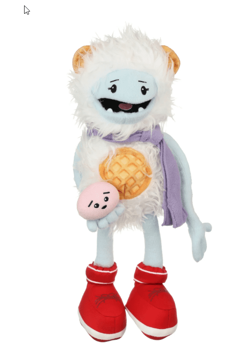 Just Play Large 11-inch Plush Waffles + Mochi Stuffed Animals, Soft ...