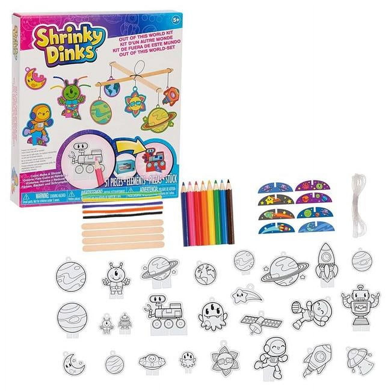 Just Play Shrinky Dinks Out of This World Kit - 12 Count - Walmart.com