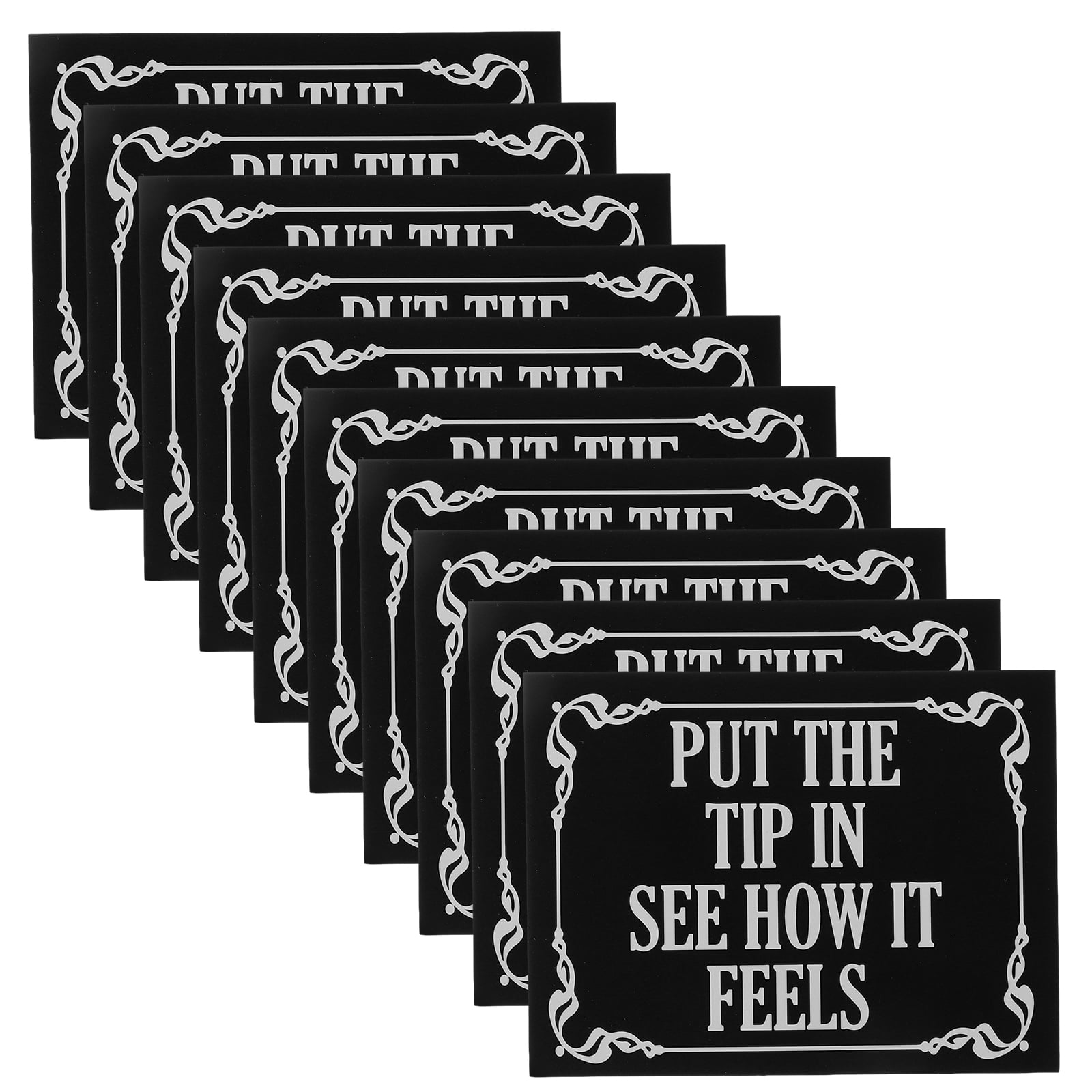 Just Put The Tip In See How It Feels Sticker Waterproof Funny Tip Your ...