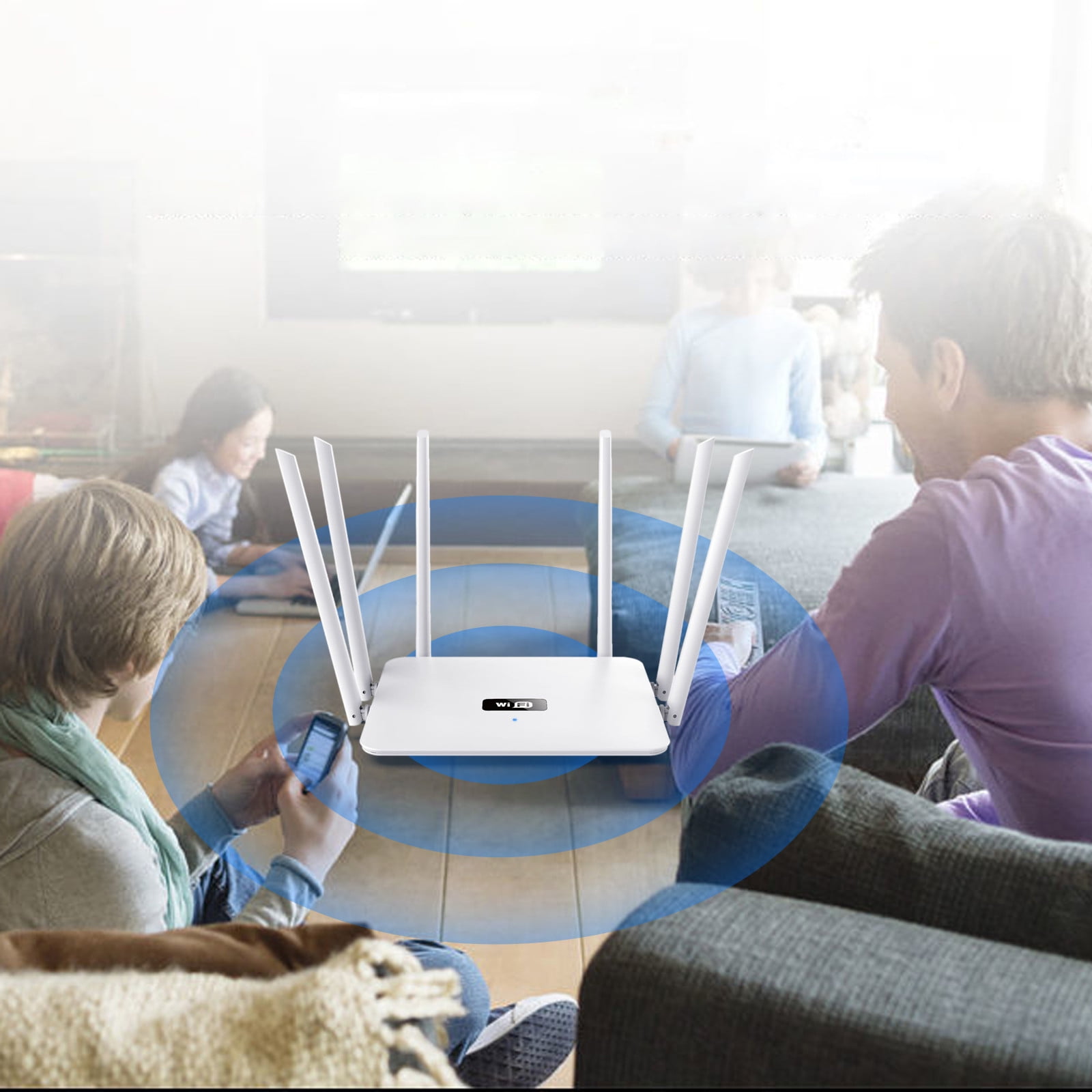 Just Released, 6dBi High Gain Antenna, 300Mbps Speed Router, Plug and ...