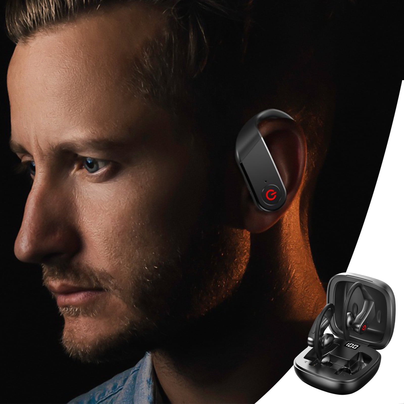 Just Released, Bluetooth Headphones with LED Digital Display,Wireless ...