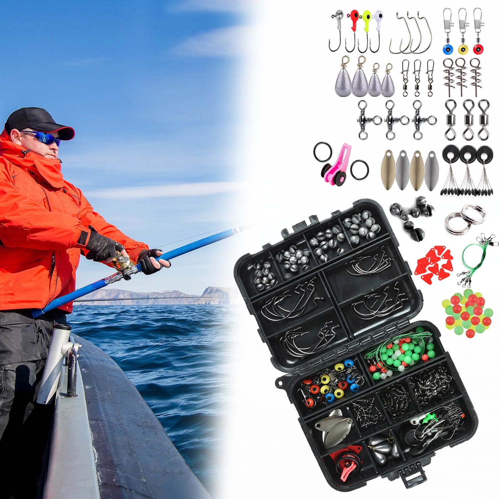 Just Released, Fishing Accessories Kit – Complete Set with Tackle Box ...