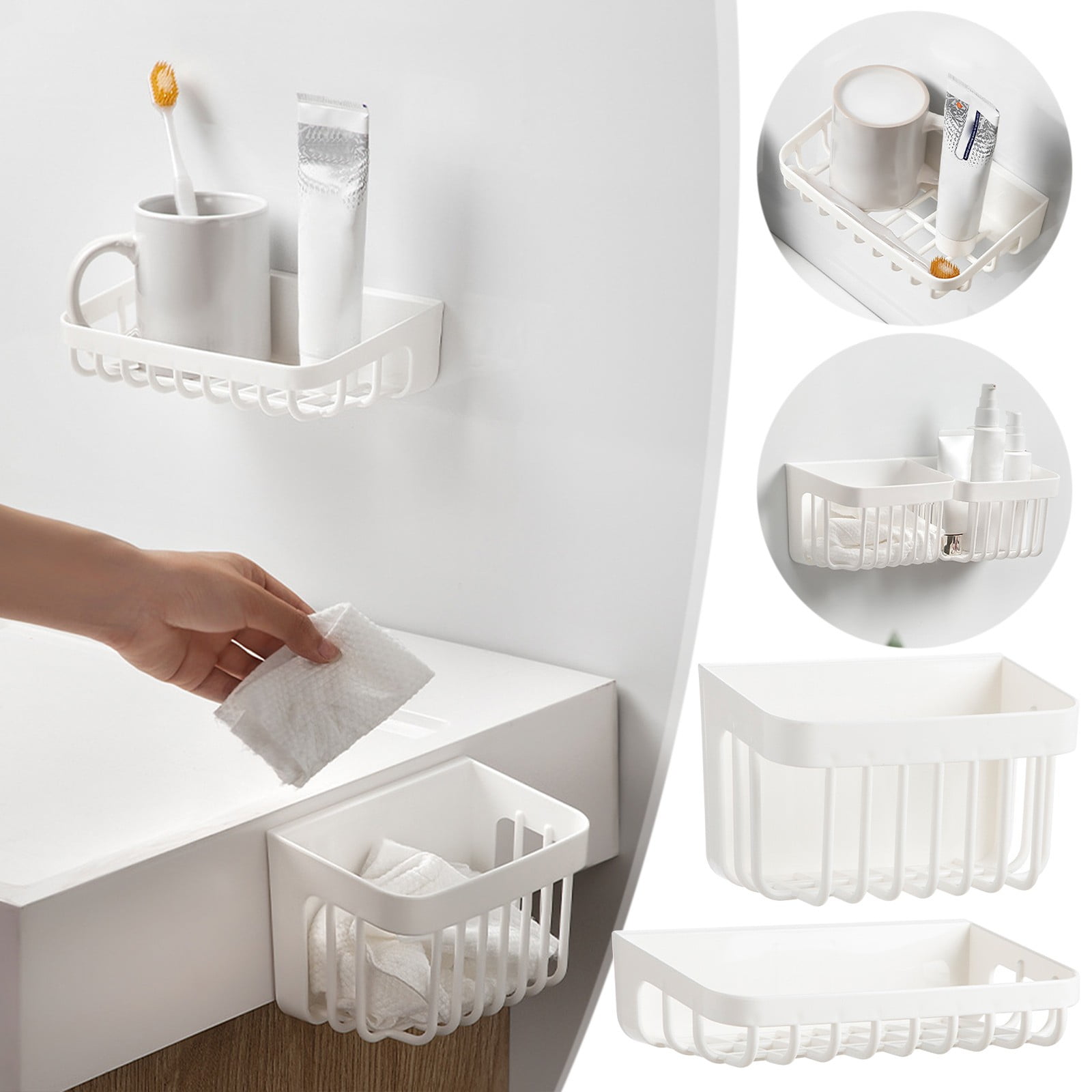 Just Released, Kitchen Draining Rack, Sink Faucet Wall-mounted Shelf, Bathroom Storage Solution ...