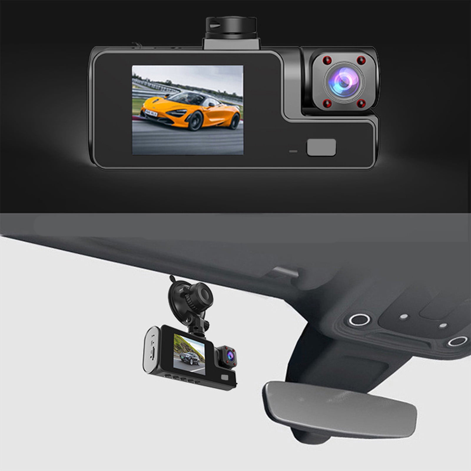 Just Released, Lens Dash Cam Front & Inside, 1080P, IR Night Vision ...