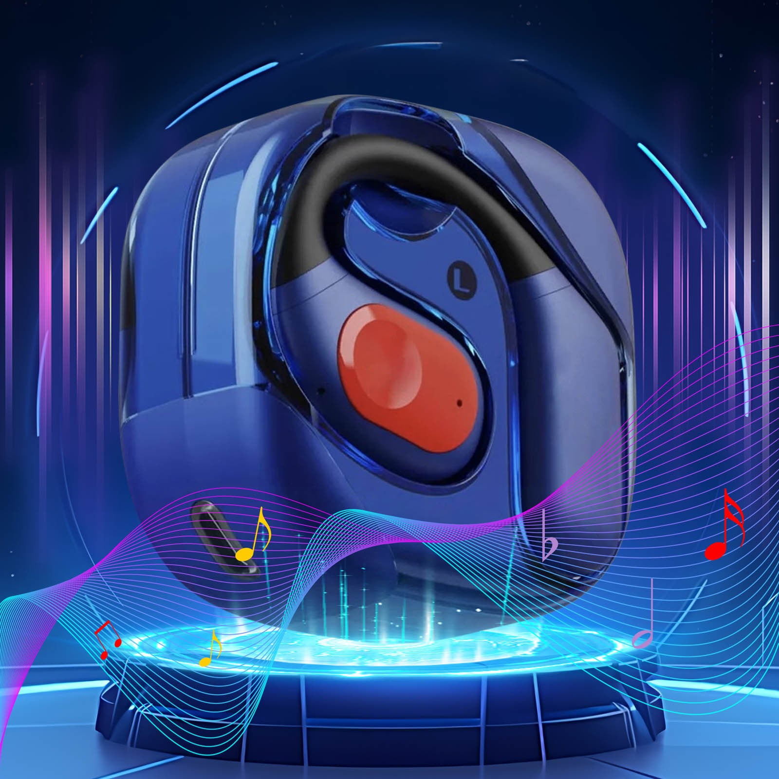 Just Released, Open Ear Wireless Earbuds Bluetooth 5.4, 80 Hours Playback Ear Hooks, for Android ...