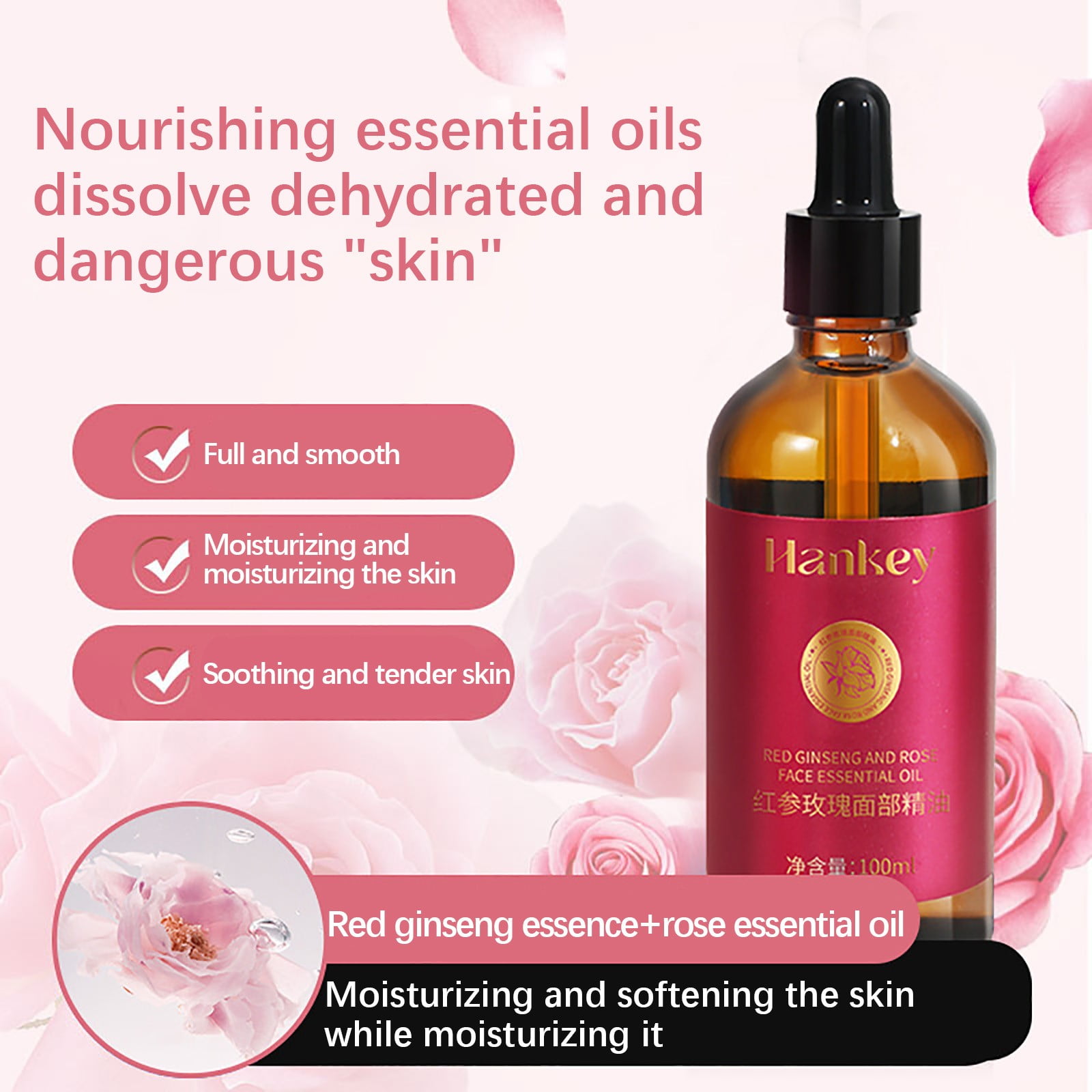 Just Released, Red Ginseng Rose Facial Essential Oil – Hydrating and ...