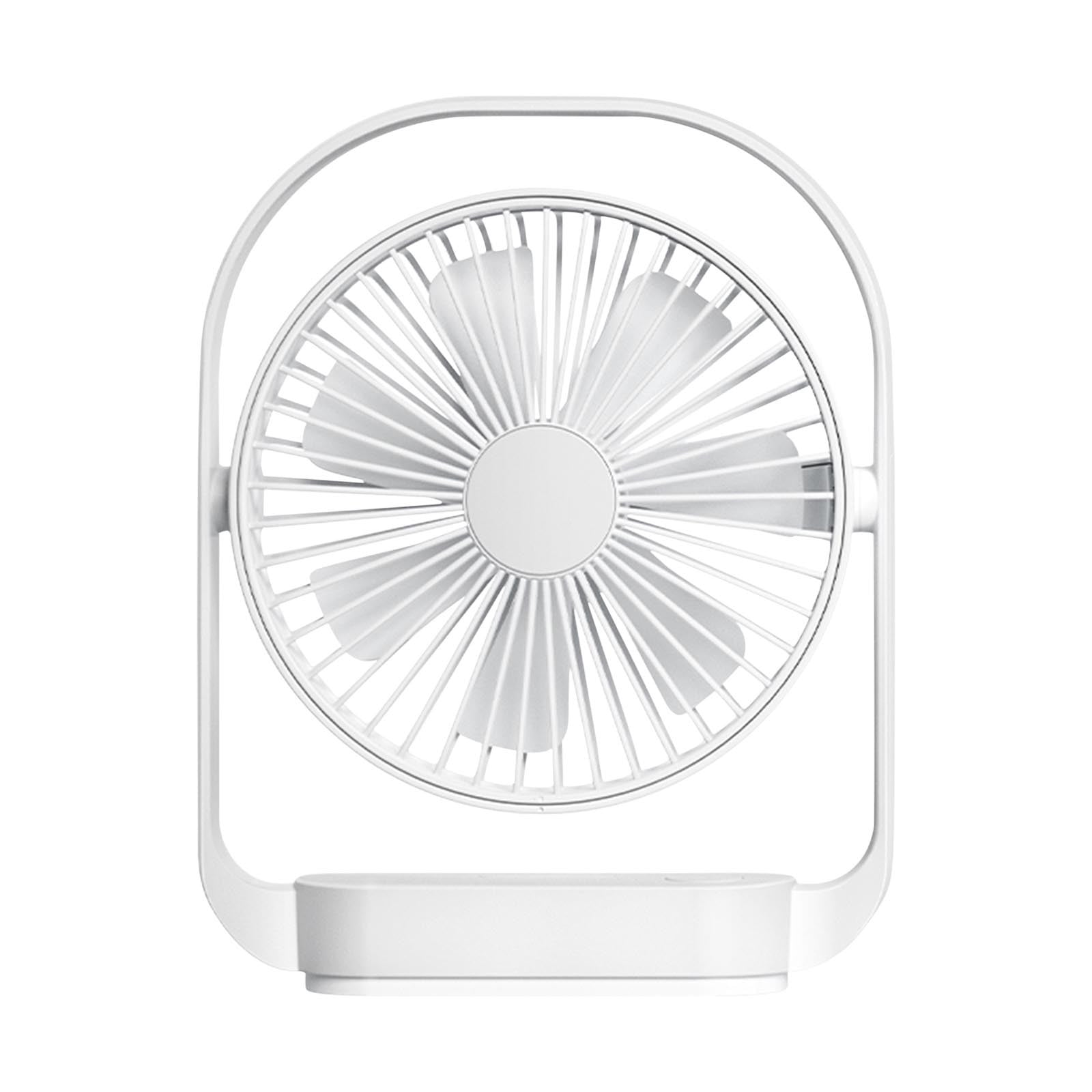Just Released, Silent Office Fan, Night Light, Rechargeable USB ...