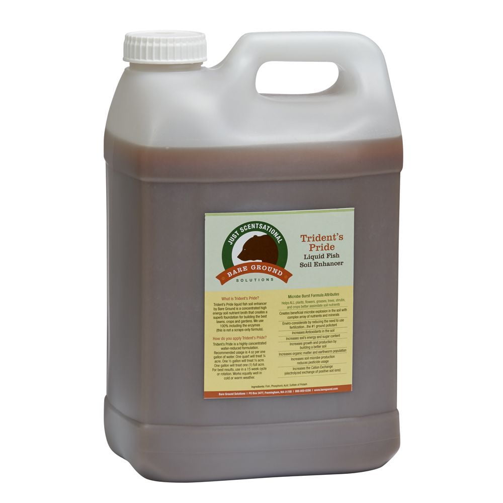 Just Scentsational Tridents Pride Liquid Fish Fertilizer, 2.5 Gallon ...