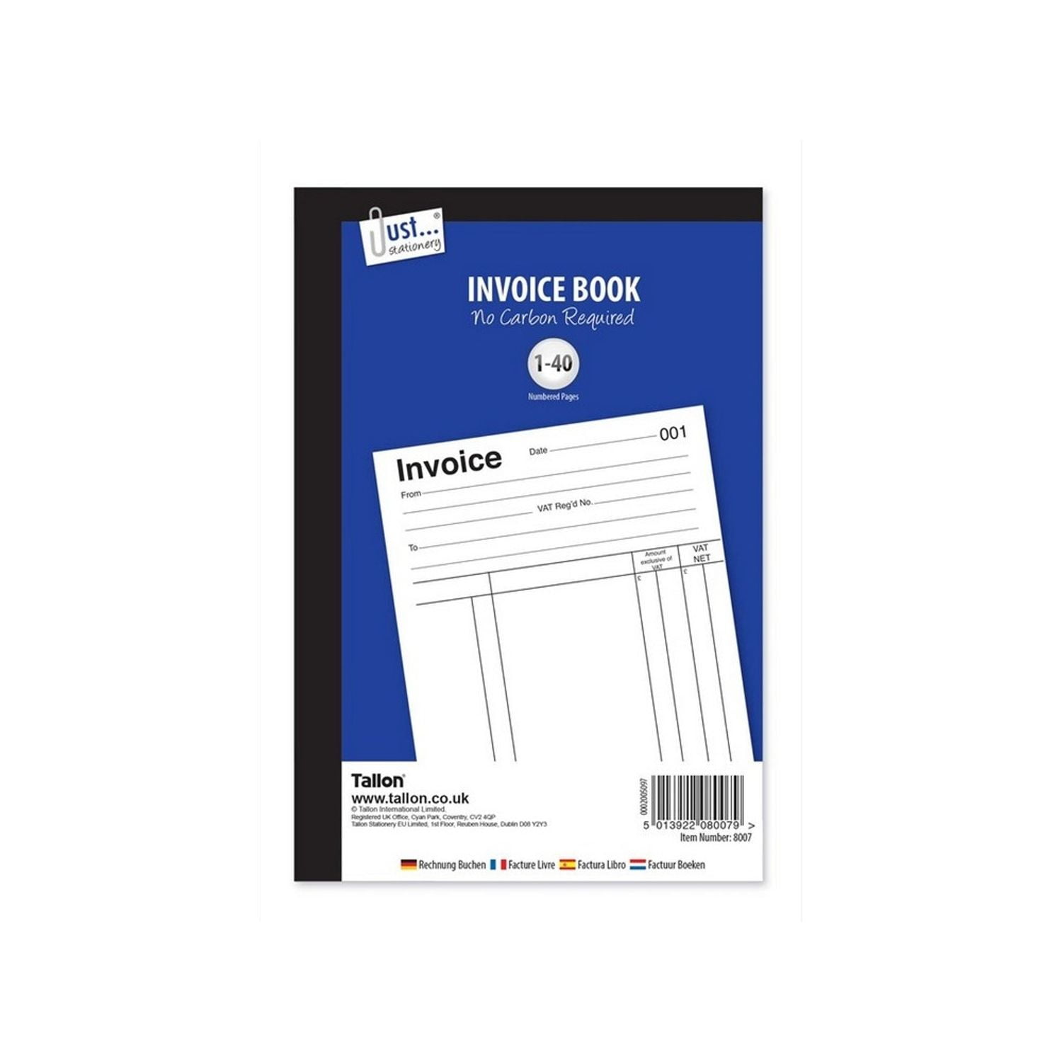 Just Stationery Carbonless Copy Paper Invoice Book - Walmart.com