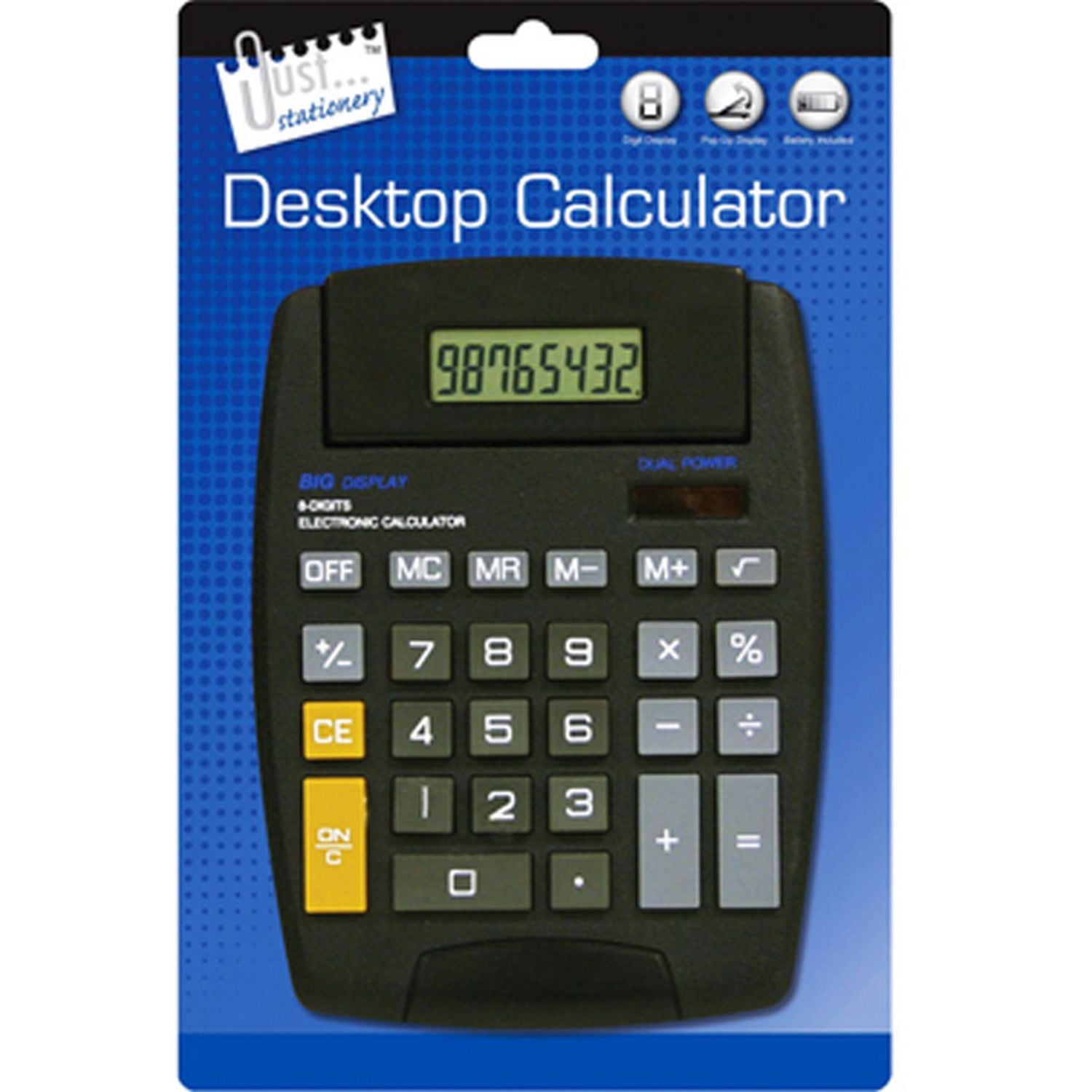 Just Stationery Pop Up Display Desk Calculator - Walmart.com
