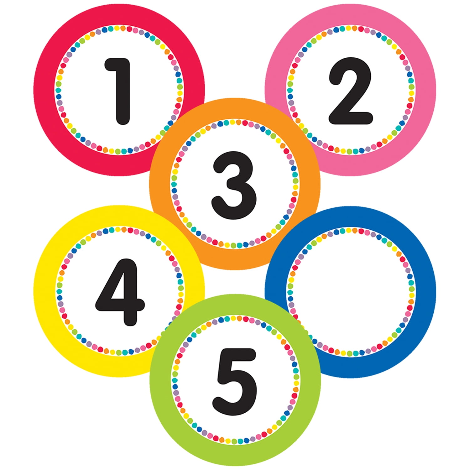 Just Teach Numbers Magnetic Cut-Outs, 36 Per Pack, 2 Packs - Walmart.com