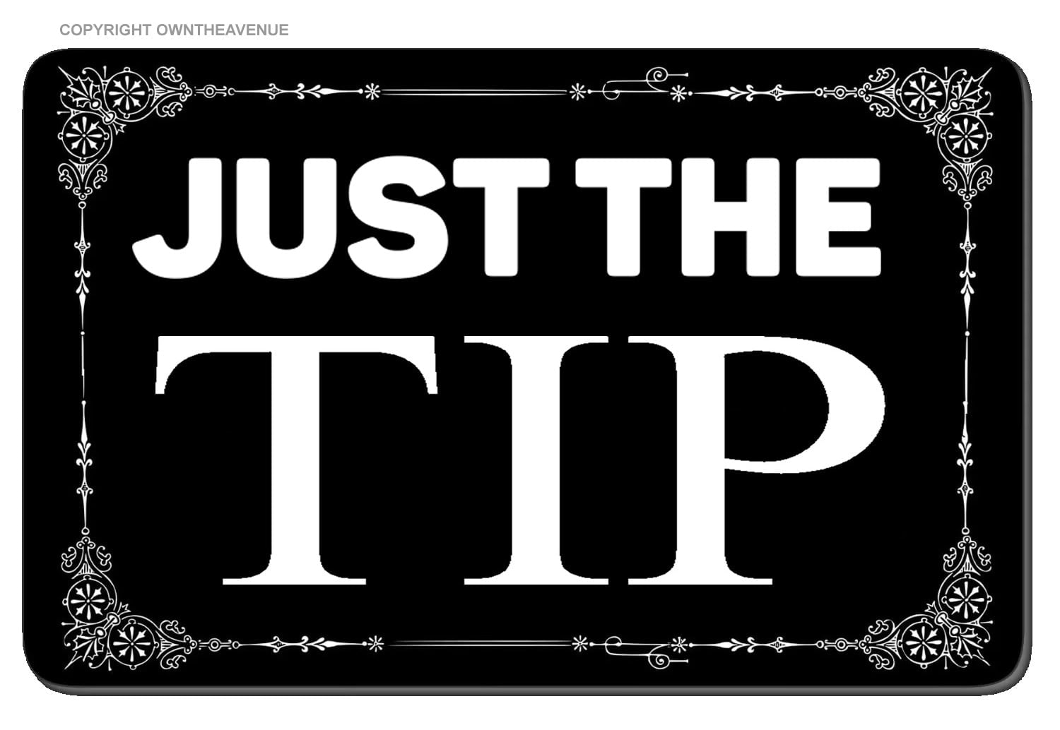 Just The Tip Funny Joke Tip Jar Tipjar Tip Gratuity Vinyl Sticker Decal ...