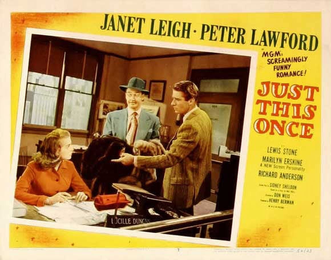 Just This Once - movie POSTER (Style G) (11" x 14") (1952) - Walmart.com