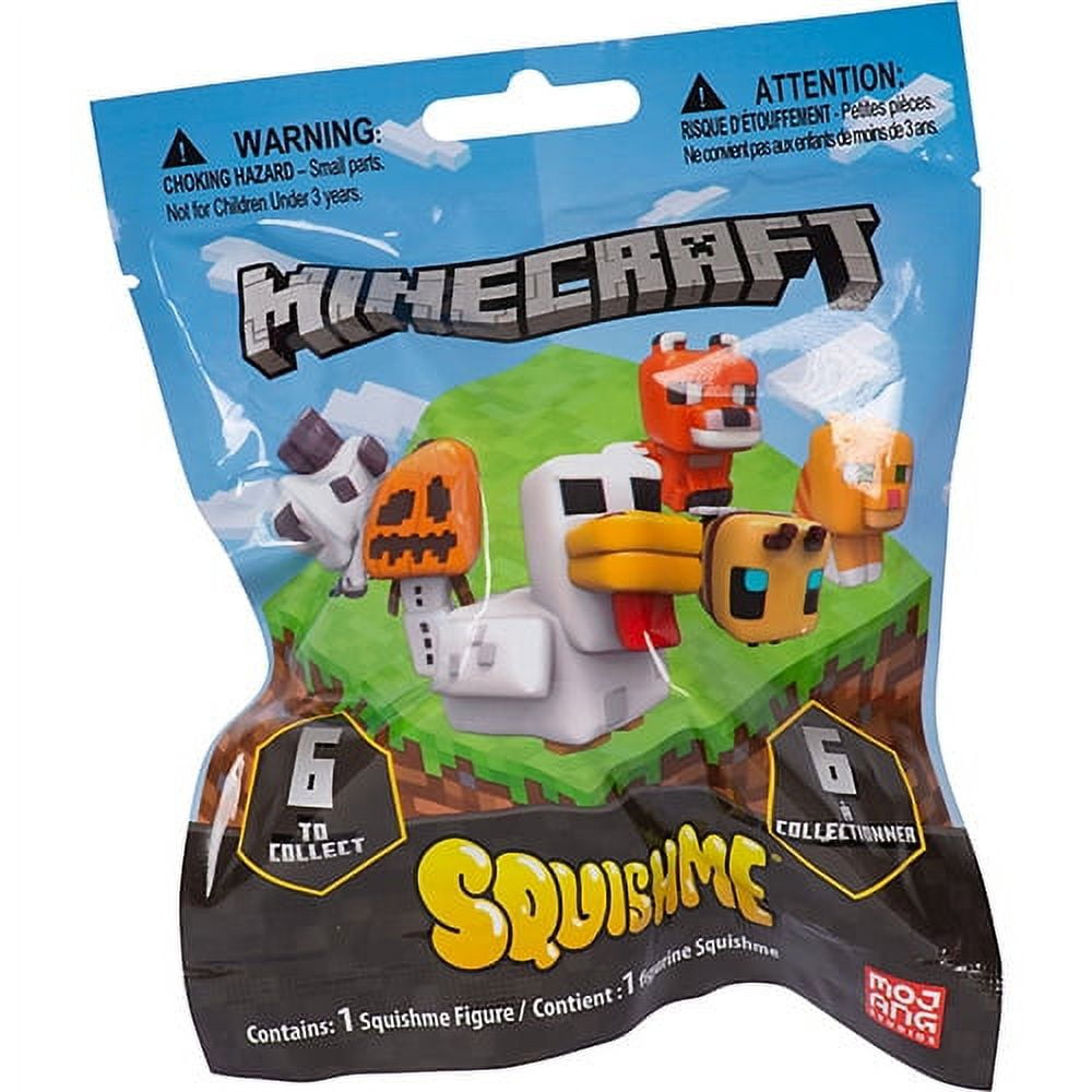 Just Toys, Minecraft SquishMe S3 Blind Pack, Scented Foam, Mystery ...