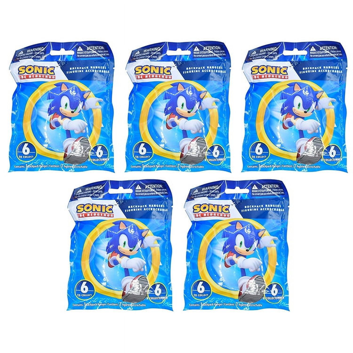 Just Toys Sonic the Hedgehog Backpack Figure Hangers S3 Blind (5 Pack ...