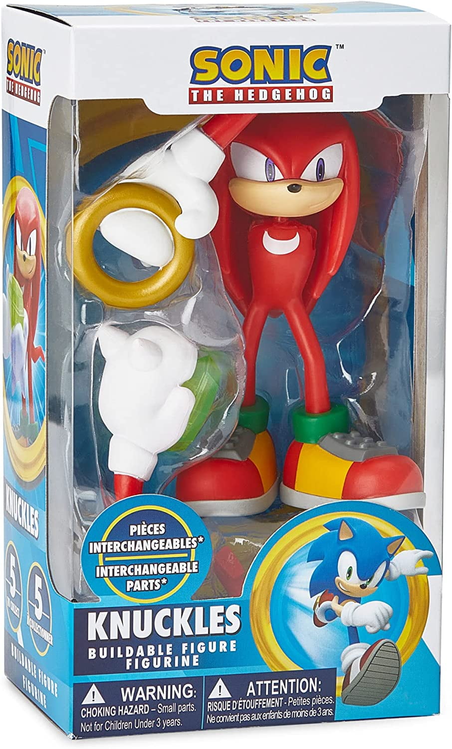 Just Toys Sonic the Hedgehog Knuckles Collectible Action Figure ...