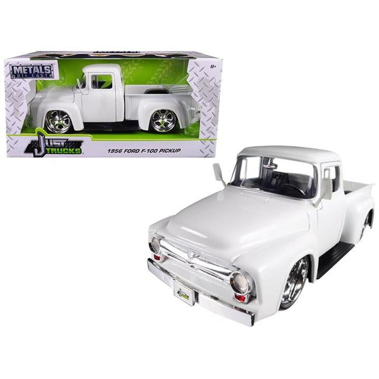 Just Trucks Series: 1956 Ford F-100 Pick Up (White) 1/24 Scale ...