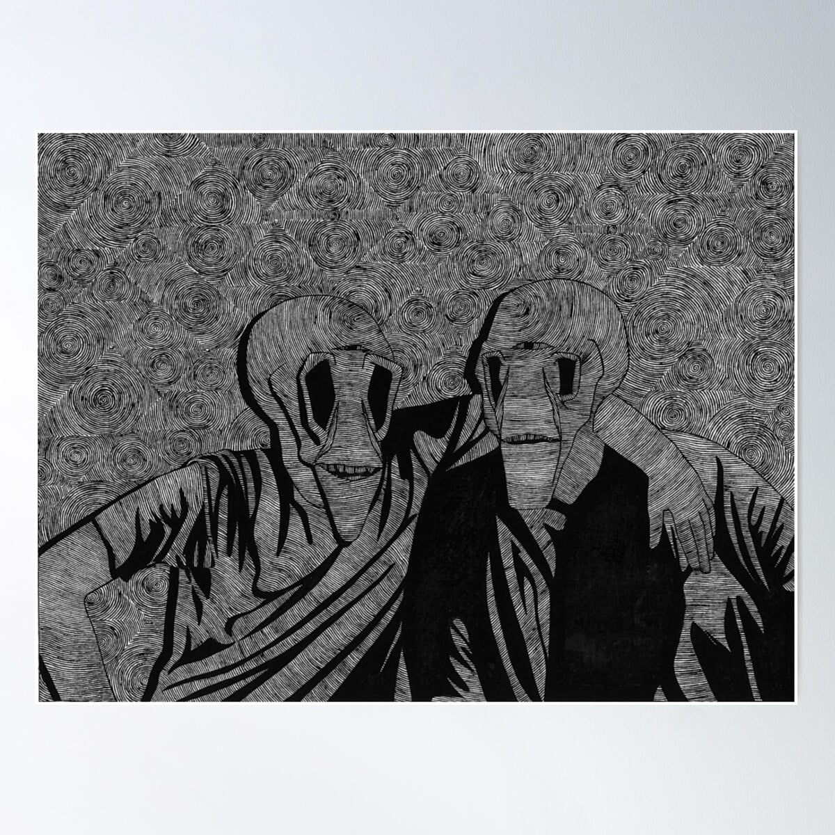 Just Two Aliens Losing Their Minds Poster Wall Art, Modern Wall Decor ...