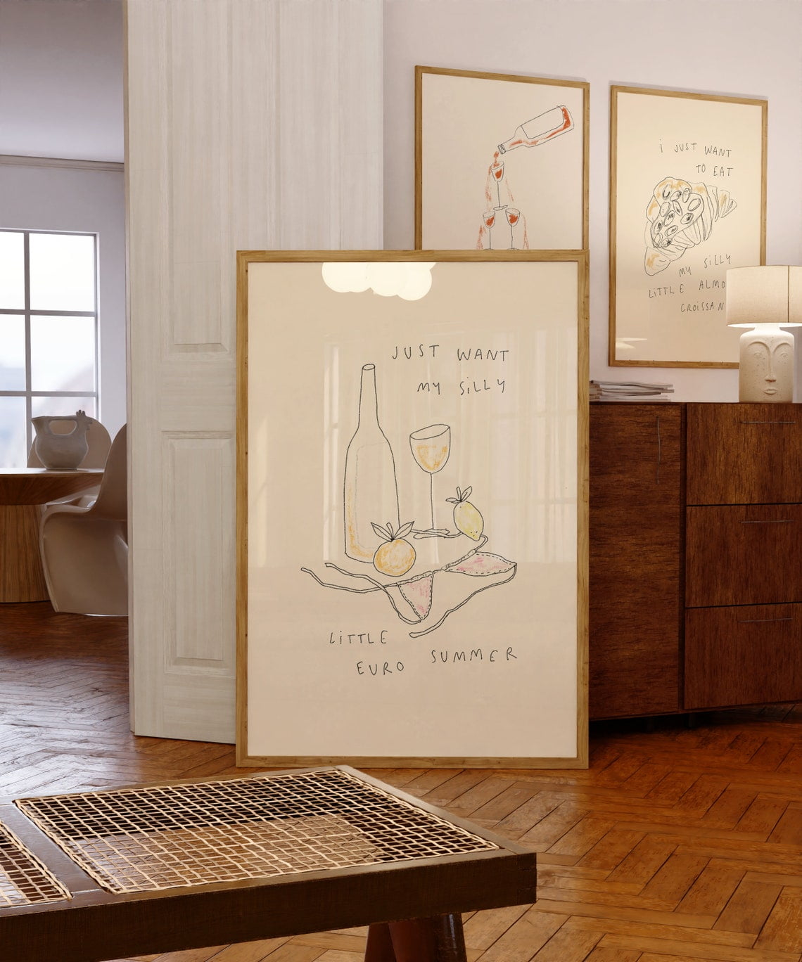 Just Want My Silly Little Euro Summer Wall Print Sunshine Poster Wine ...