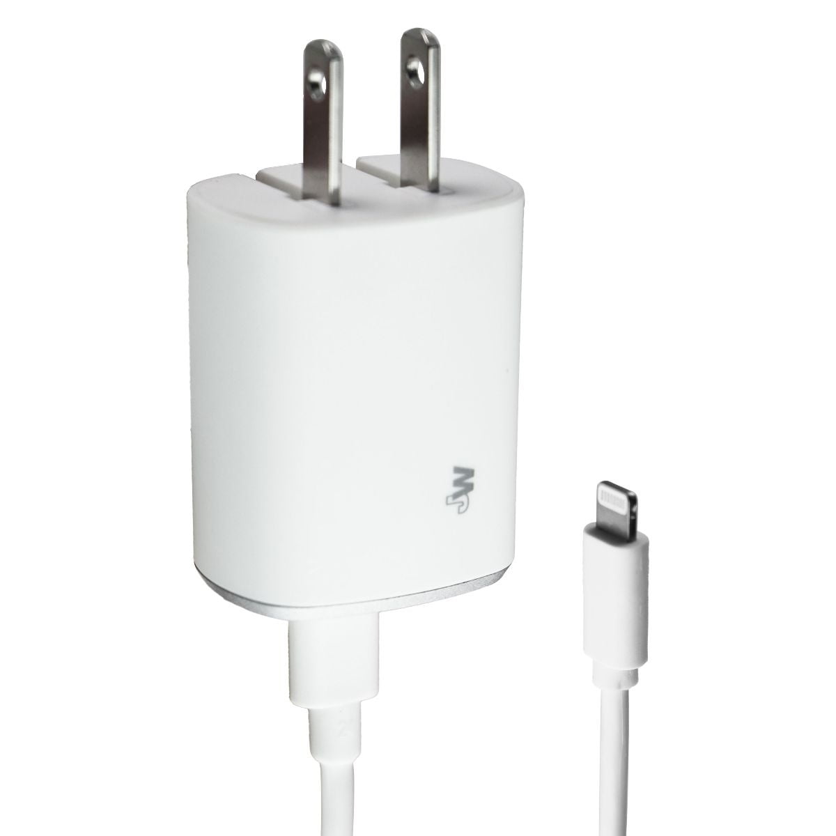 Just Wireless (18W) 8-Pin to USB-C MFi Wall Charger (6FT) - White ...