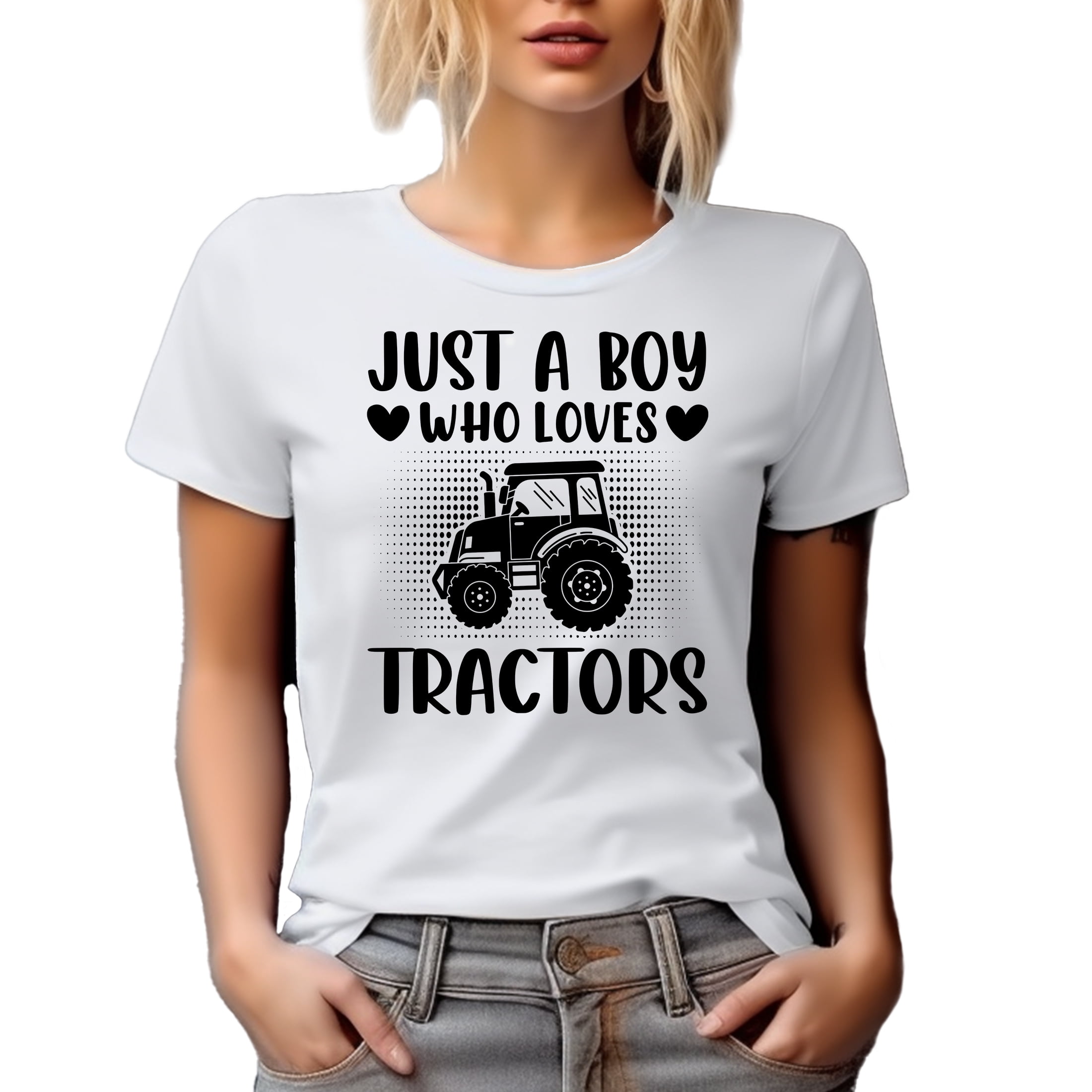 Just a Boy Who Loves Tractors, Tractor Driver or Farm Machinery ...
