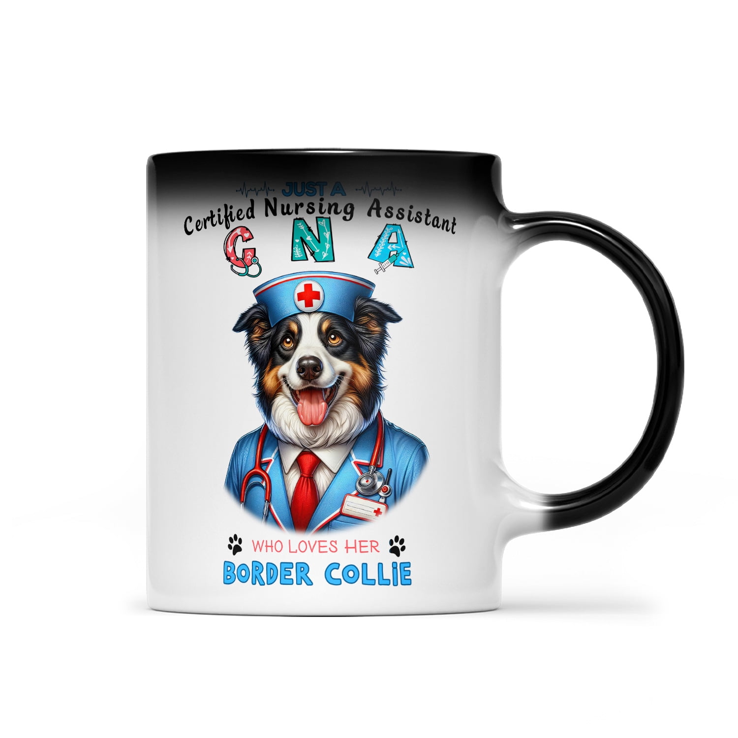 Just a Certified Nursing Assistant Cna Who Loves Her Border Collie Heat ...
