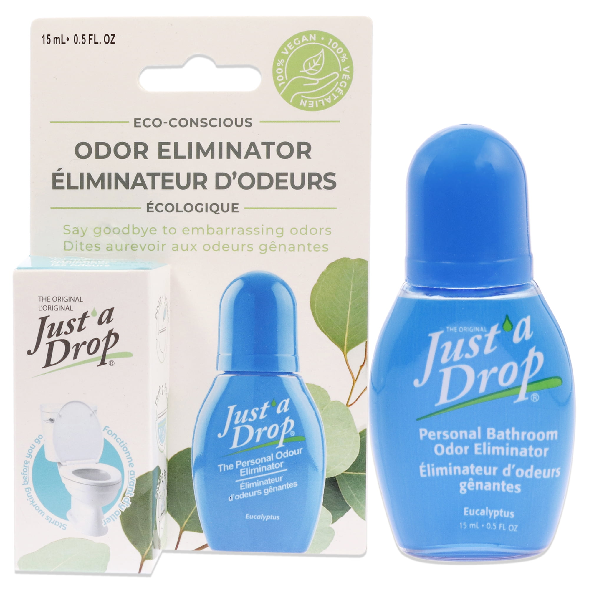 Just a Drop Odor Eliminator - Eucalyptus by Prelam for Unisex - 0.5 oz ...