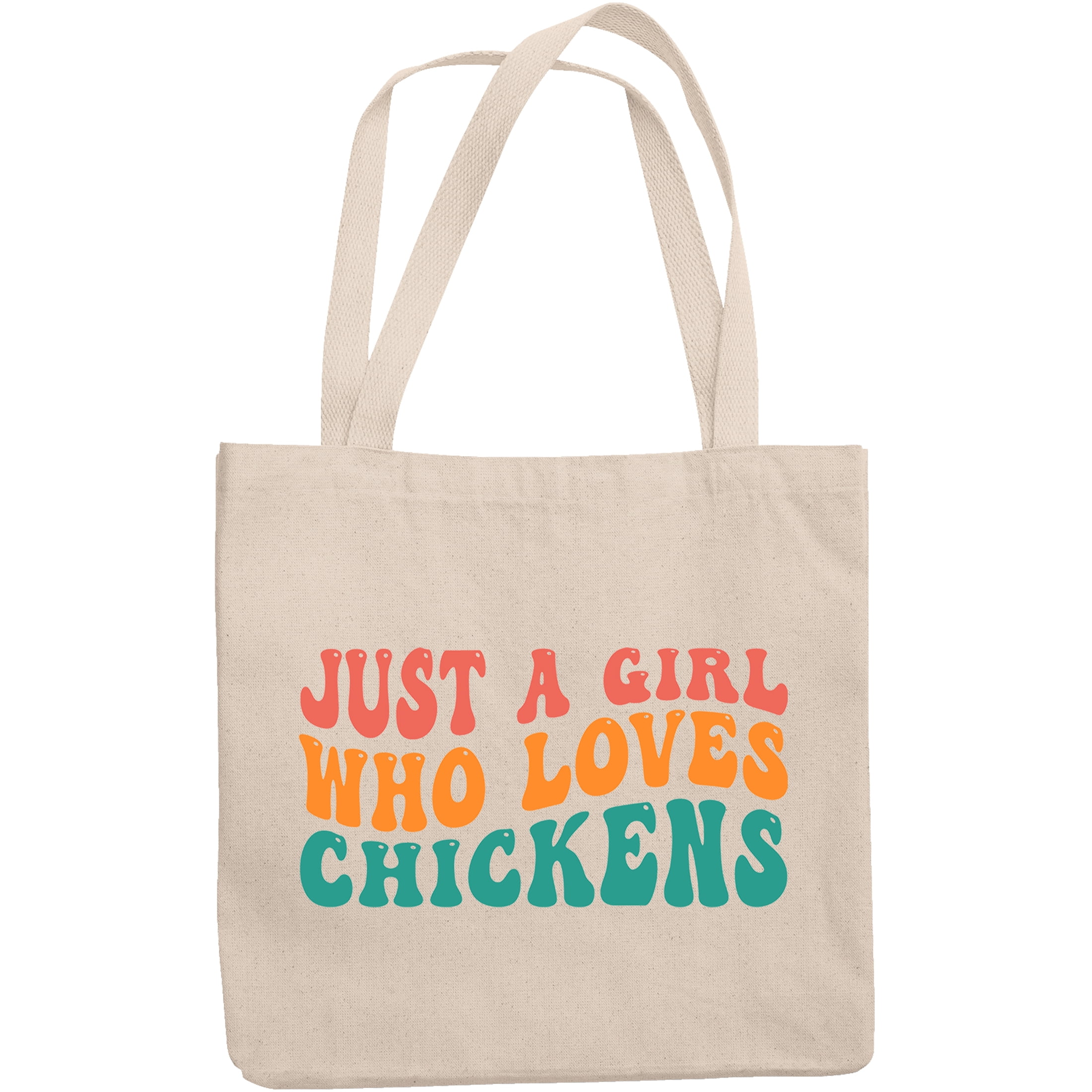 Just a Girl Who Loves Chickens, Chicken Lover Women Quote, Groovy Retro ...