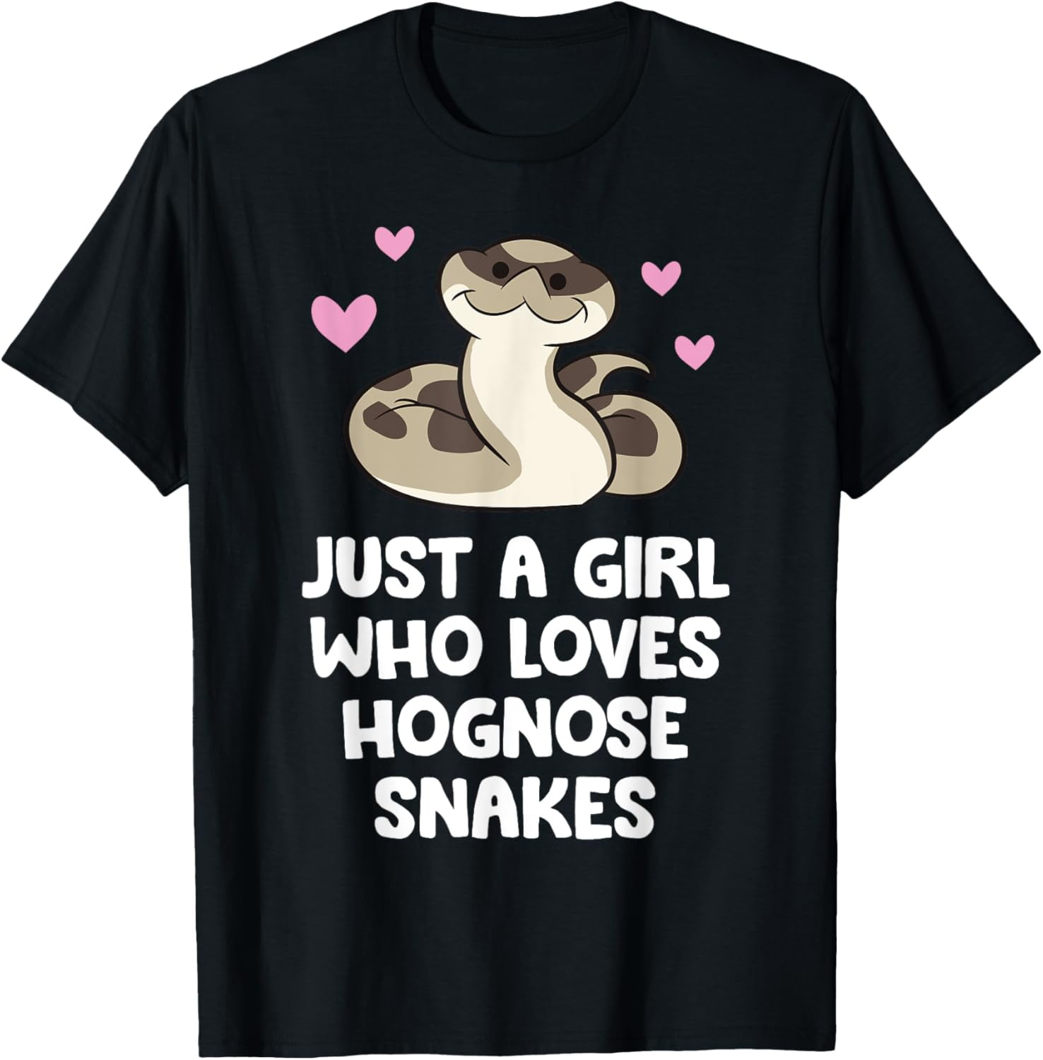 Just a Girl Who Loves Hognose Snakes T-Shirt - Walmart.com