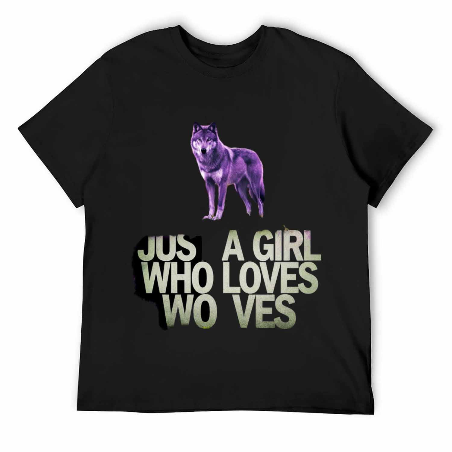Just a Girl Who Loves wolves 2024 Matching Dominican Republic T-Shirt ...
