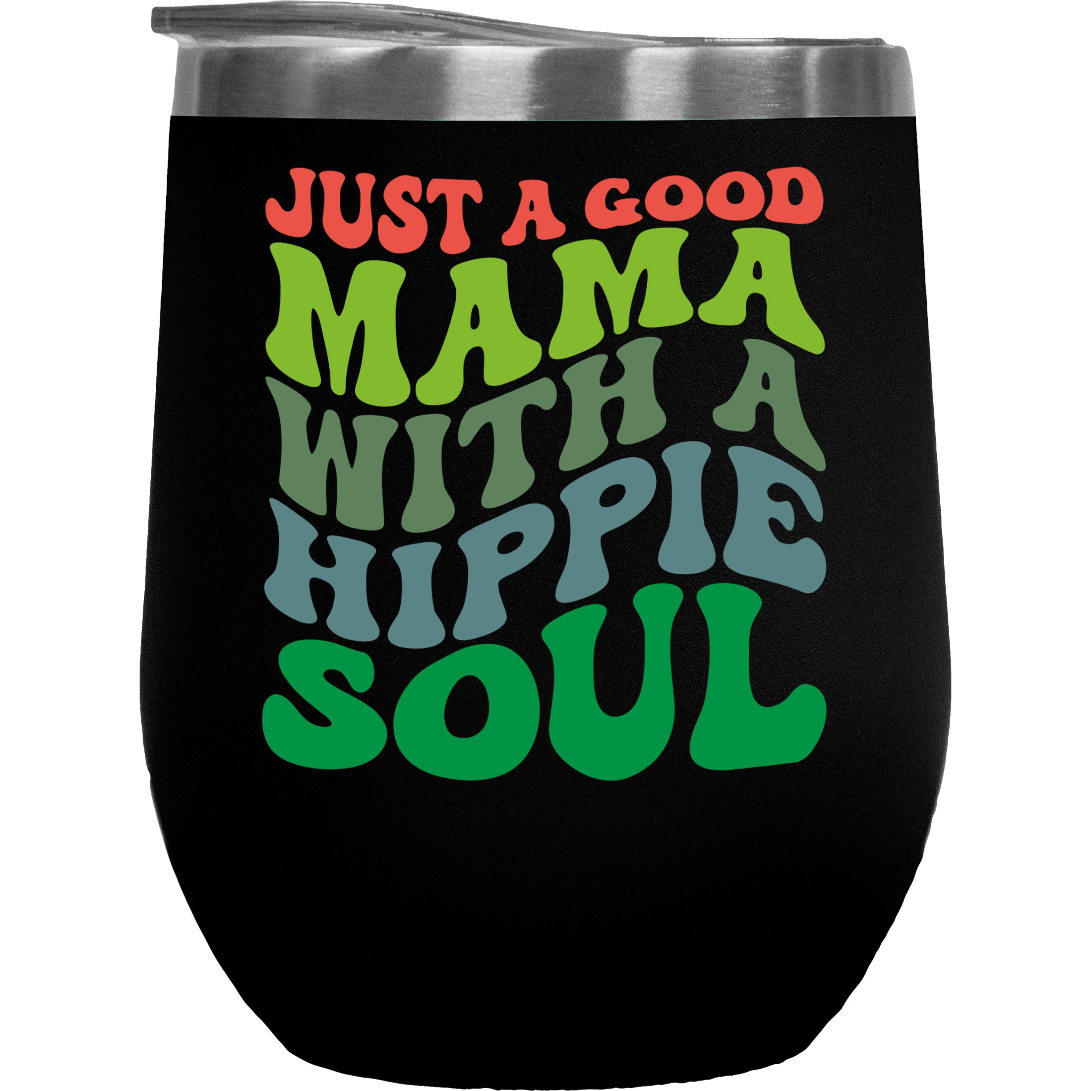 Just a Good Mama with a Hippie Soul, Hipster Mom Quote, Groovy Retro ...