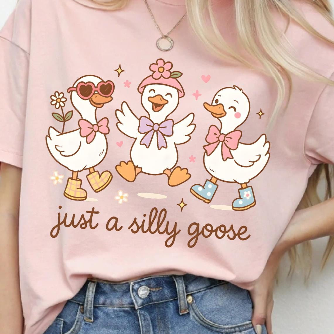 Just a Goose ,Cute Goose Sublimation Design,Goose Clipart for Shirt ...