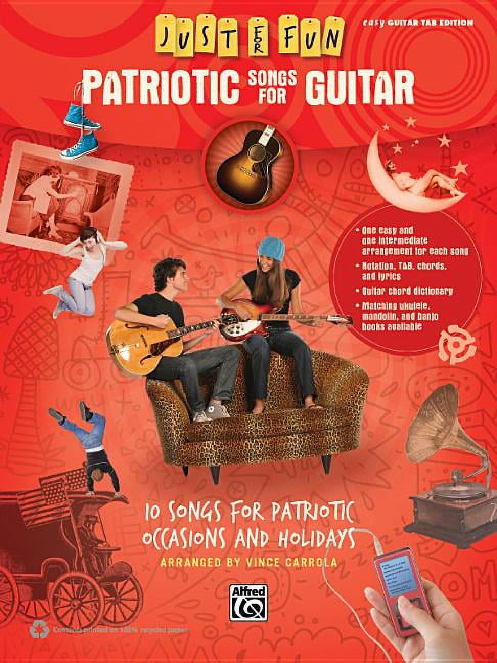 Just for Fun: Just for Fun -- Patriotic Songs for Guitar: 10 Songs for ...