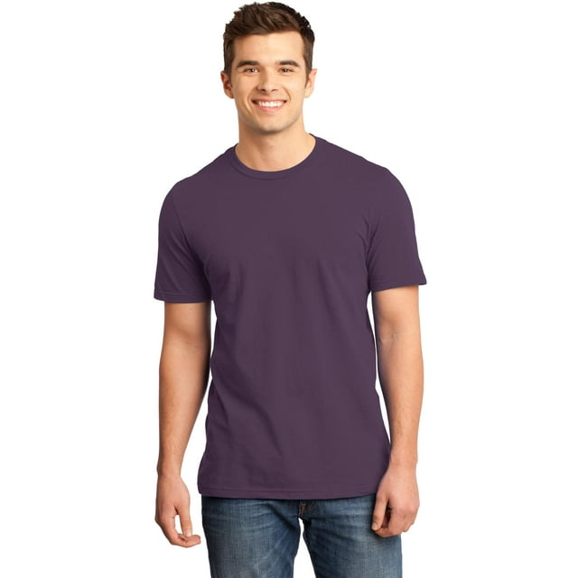 JustBlanks Men's Short Sleeve Very Important Tee 4.3-ounce, 100% Combed ...